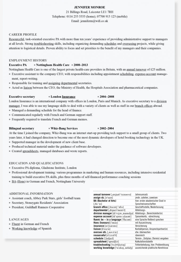 Cv Vorlage Englisch Backpacker Paganstva Cv Vorlage Englisch Backpacker ...