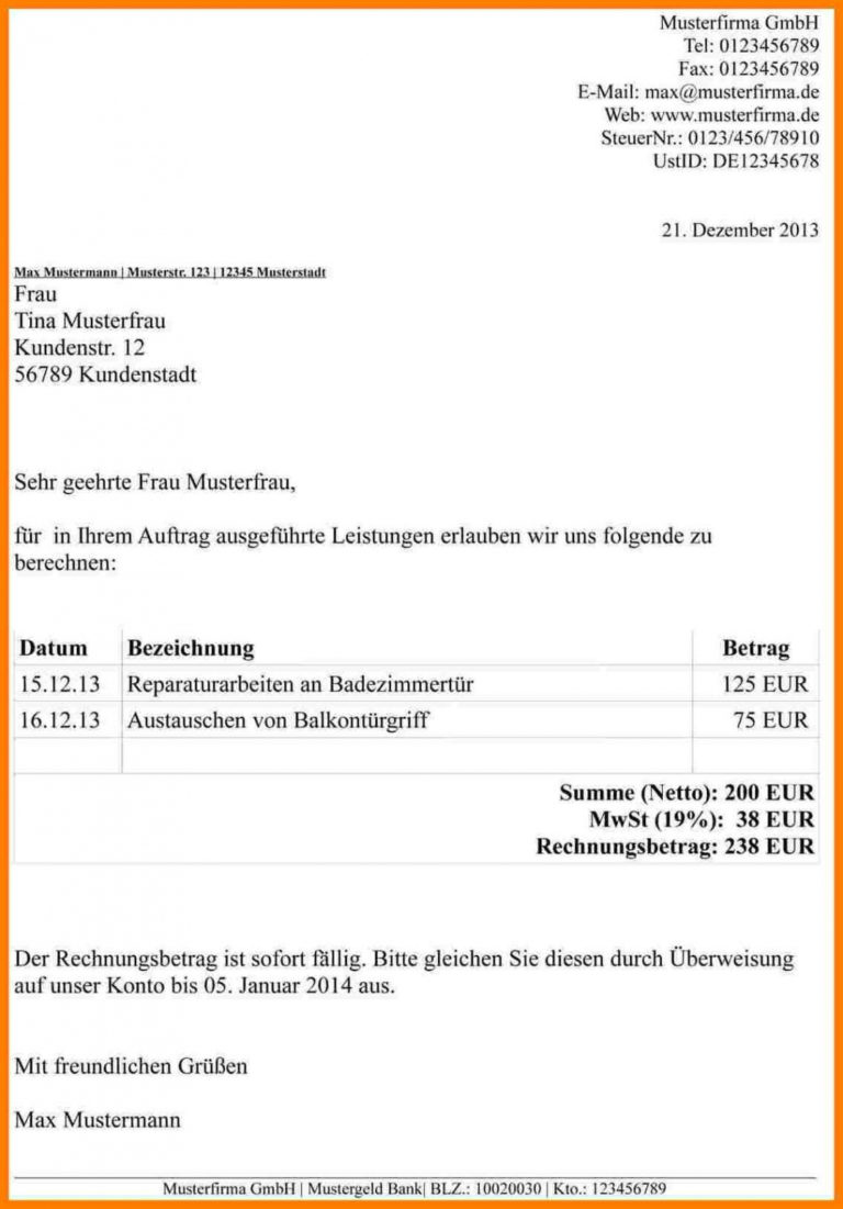 11 Rechnung